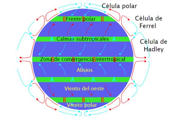 Circulation atmosphérique générale : définition, processus et son ...
